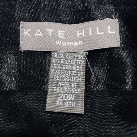 Kate Hill | Skirts | Kate Hill Womans Polkad Black Skirt Size 2w | Poshmark